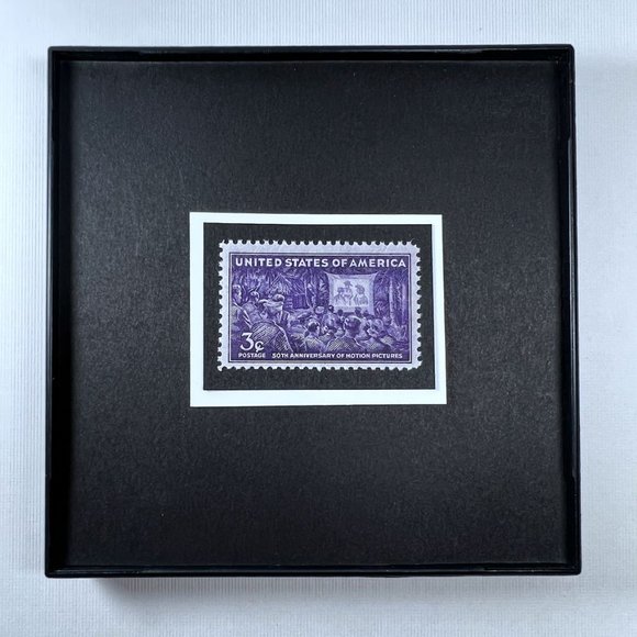 Wall Decor | Motion Pictures 1944 Framed Postage Stamp Art 4x4 Usa 926 ...